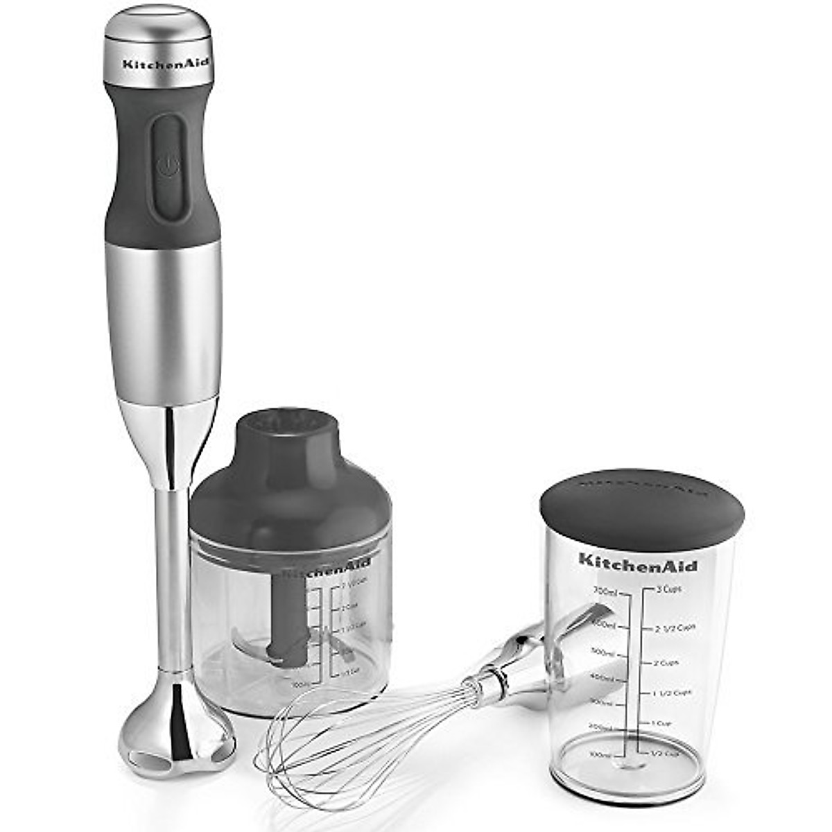 KitchenAid (Renewed) RKHB2351CS 3-Speed Hand Blender - Silver