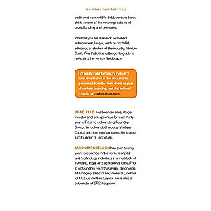 Venture Deals: Be Smarter Than Your Lawyer and Venture Capitalist