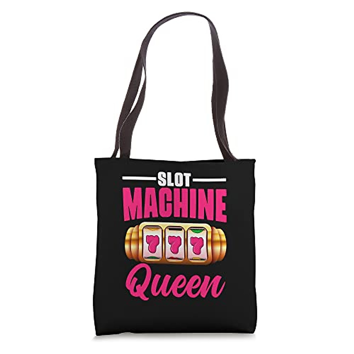 Slot Machine Queen Gambling Casino Poker Player Tote Bag