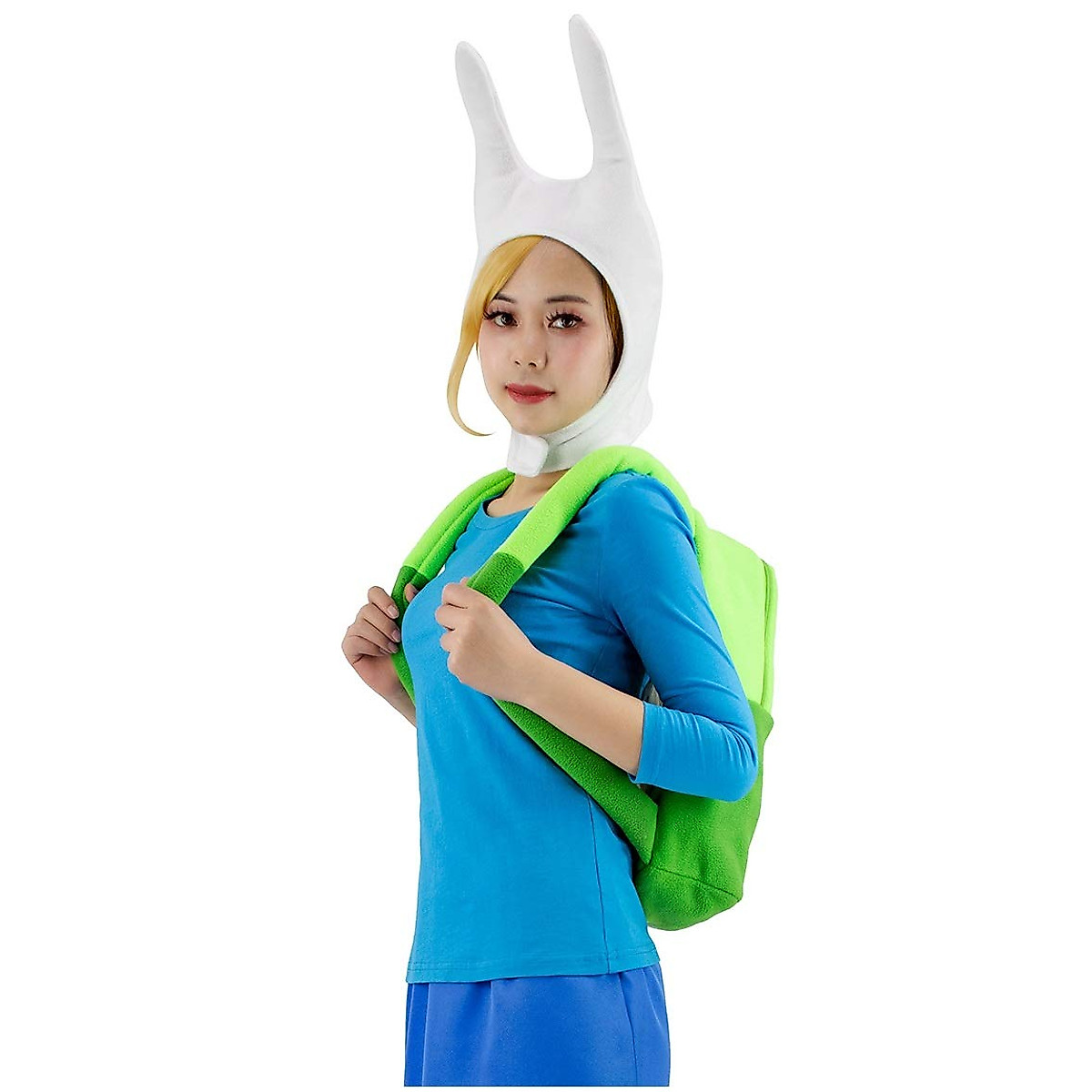 DAZCOS Green Bag Cosplay Anime Backpack Prop for Halloween Costume (Green)