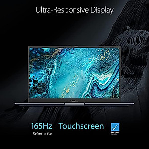 ASUS Zenbook Pro 17 Laptop, 17.3” 165Hz QHD Touchscreen Display, AMD Ryzen 7 6800H, NVIDIA GeForce RTX 3050, 16GB DDR5 RAM, 1TB SSD, FP Reader, Backlit KB, SD-Card Reader, HDMI, Windows 11 Home