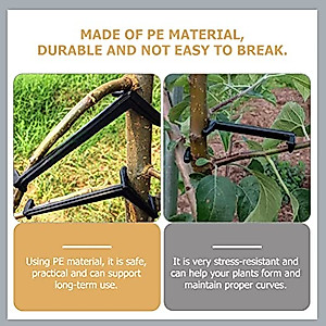 CLISPEED 20 Pcs Branch Press Valve Stem Tool Tree Branch Spreaders Tree Limb Spreader Plants Branch Trainer Branches Fixing Tool Branches Trainers Gardening Twig Clips Adjustable Bracket or