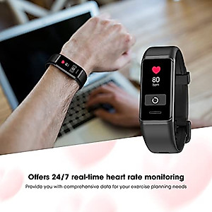 LIVIKEY Activity Fitness Tracker with Alexa Built-in, Heart Rate, Blood Oxygen, Sleep Monitor, Fitness Watch with Pedometer, IP68 Swimming Waterproof, Smart Watch with Step Tracker for Women Men