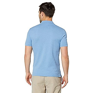 Lacoste Contemporary Collection's Men's Short Sleeve Classic Pique Polo Shirt, Heather Thermal, Medium