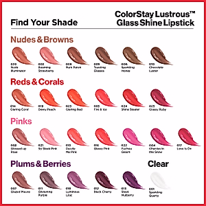 Revlon Super Lustrous Glass Shine Lipstick, Flawless Moisturizing Lip Color with Aloe, Hyaluronic Acid and Rose Quartz, Black Cherry (012), 0.15 oz