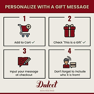 Dulcet Gift Baskets Happy Birthday Deluxe Bakery Gift Box, Includes Fresh Baked Raspberry and Old Fashioned Crumb Cake with Candles and Balloons, Ideal Present for Men Women Family Friends or Teens.