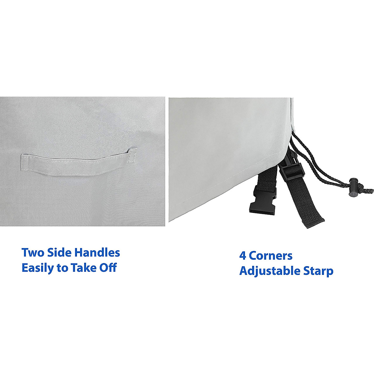 Simple Houseware 3-Seater Deep Lounge Patio Sofa Cover, 79 x 38 x 29 Inches