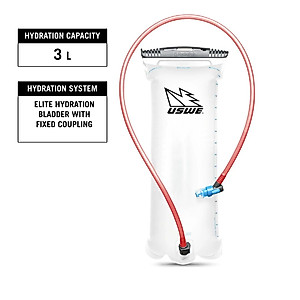 USWE Outlander Hydration Pack, Hydration Backpack with Water Bladder Included - Backpack for Cycling, MTB, Trail Running & More (4L, Yellow)