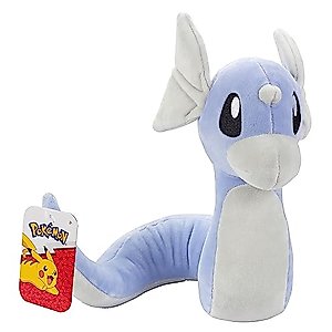 Pokémon Dratini 8" Plush - Officially Licensed - Quality & Soft Stuffed Animal Toy - Add Dratini to Your Collection! - Great Gift for Kids & Fans of Pokemon