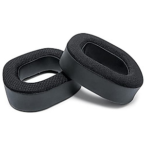 WC Freeze HS80 - Cooling Gel Earpads for Corsair HS80 RGB Wireless, Wired, & HS80 Max by Wicked Cushions - Elevate Comfort, Thickness & Sound Isolation for Epic Gaming Sessions | Black