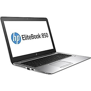 HP Elitebook 850 G4 15.6" Notebook, Windows, Intel Core i7 2.7 GHz, 16 GB RAM, 512 GB SSD , Silver (1BS53UT#ABA) (Renewed)