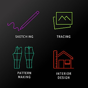 Bienfang Sketching & Tracing Paper Roll, White, 12 Inches x 50 Yards (2-Pack) - for Drawing, Trace, Sketch, Sewing Pattern