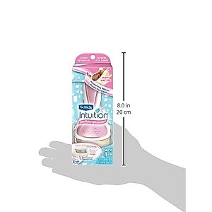 Schick Intuition Advanced Moisturizing Womens Razor with Shea Butter, 1 Handle with 2 Refills