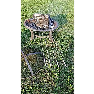 Amestar 12 Pack Marshmallow Roasting Sticks Telescoping Rotating Smores Skewers Hot Dog - 32 inches -Extendable Smores Sticks Forks for fire Pit, Campfire, Camping, Bonfire and Grill