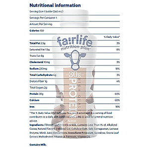 Fairlife Nutrition Plan Chocolate and Caramel Shake Grab and Go Combo Pack 30g Protein Low Sugar Supplement Meal Replacement Ready To Drink - 11.4 Oz (2 Count)