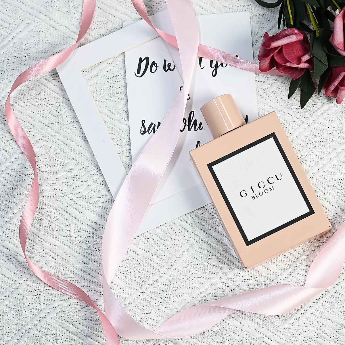 Simplegoal Double Face Dusty Pink Satin Ribbon 3/8 Inch X 50 Yards Polyester Dusty Pink Ribbons for Gift Wrapping Fabric Ribbon for Crafts Flower Bouquet Sewing Arts Wedding Party Decoration