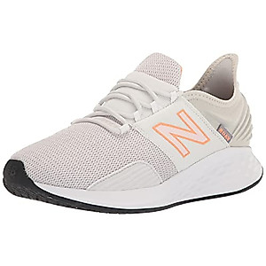 New Balance Women's Fresh Foam Roav V1 Running Shoe, Nimbus Cloud/Peach Glaze/Dusk Blue, 8.5 Wide