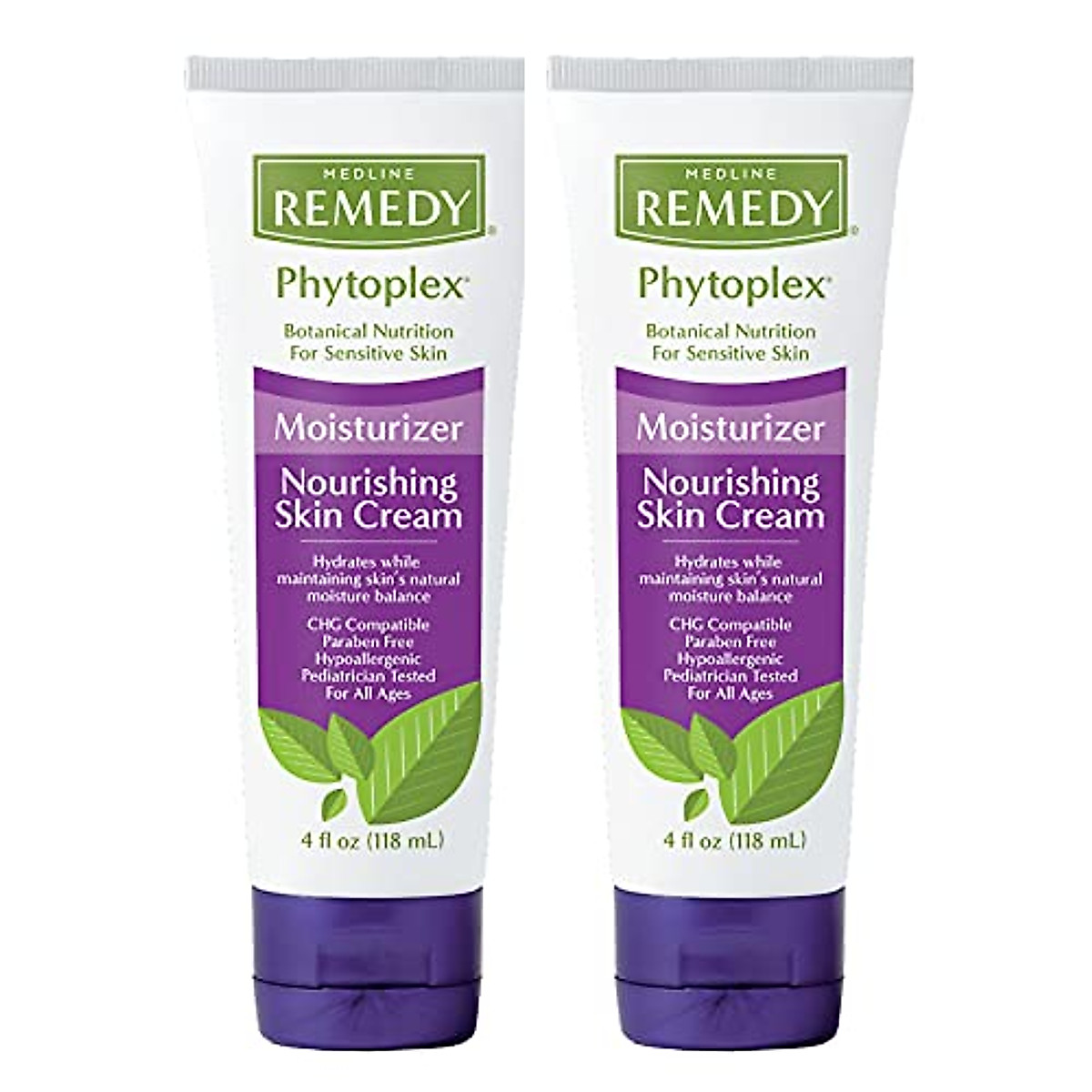 Medline Remedy Phytoplex Nourishing Skin Cream Moisturizer, 4 Fl. Oz (Pack of 2)