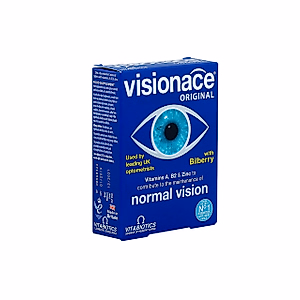 Vitabiotics Visionace Original - Nutritional Multivitamin for Normal Vision | Vitamins A, B2 and Zinc - 30 Tablets