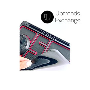 Uptrends Exchange 4-in-1 Non-Slip Phone Car Pad, Dashboard Phone Mat, 360 Degree Rotating Phone Holder, for Car Dash