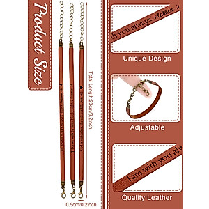 Trnayi 40 Pcs Religious Christian Gifts Christian Leather Bracelets Inspirational Bracelets for Women Bible Verse Bracelets Religious Bracelets Jewelry for Women Men, Birthday Confirmation Gifts