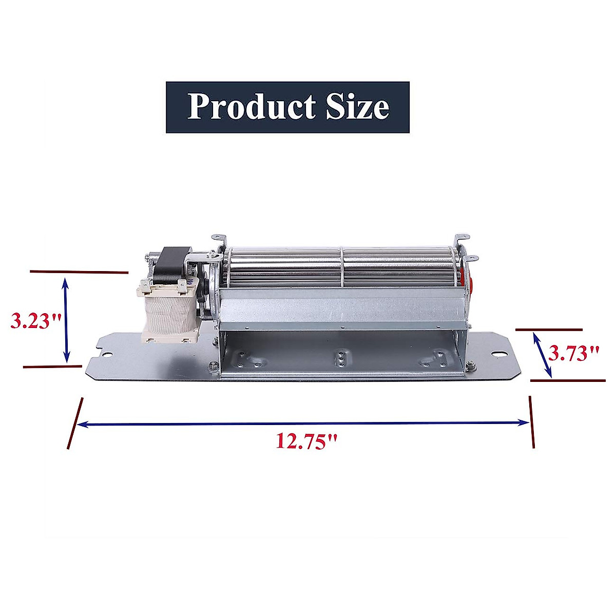 Replacement Fireplace Blower Fan Kit for Continental Napoleon Fireplaces, GZ550-1KT GZ550 Fireplace Blower, Fireplace Blower Kit for Continental BCDV36NTR CDV36PTR CDV34 CDV36NTR, Rotom HB-RB58 HBRB58