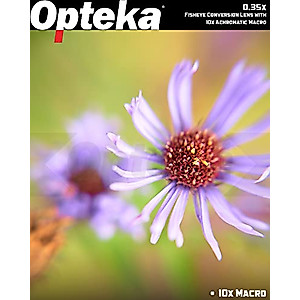 Opteka 58MM 0.35x Fisheye Wide Angle Lens Compatible with Canon DSLR Cameras Including Macro Close Up Attachment
