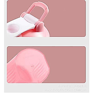 Protein Shaker Bottle Blender for Shake and Pre Work Out, Best Shaker Cup (BPA free) w. Classic Loop Top & Whisk Ball, Kitchen Water Bottle (16OZ-400ML-1PACK, Pink Top/Pink Body)