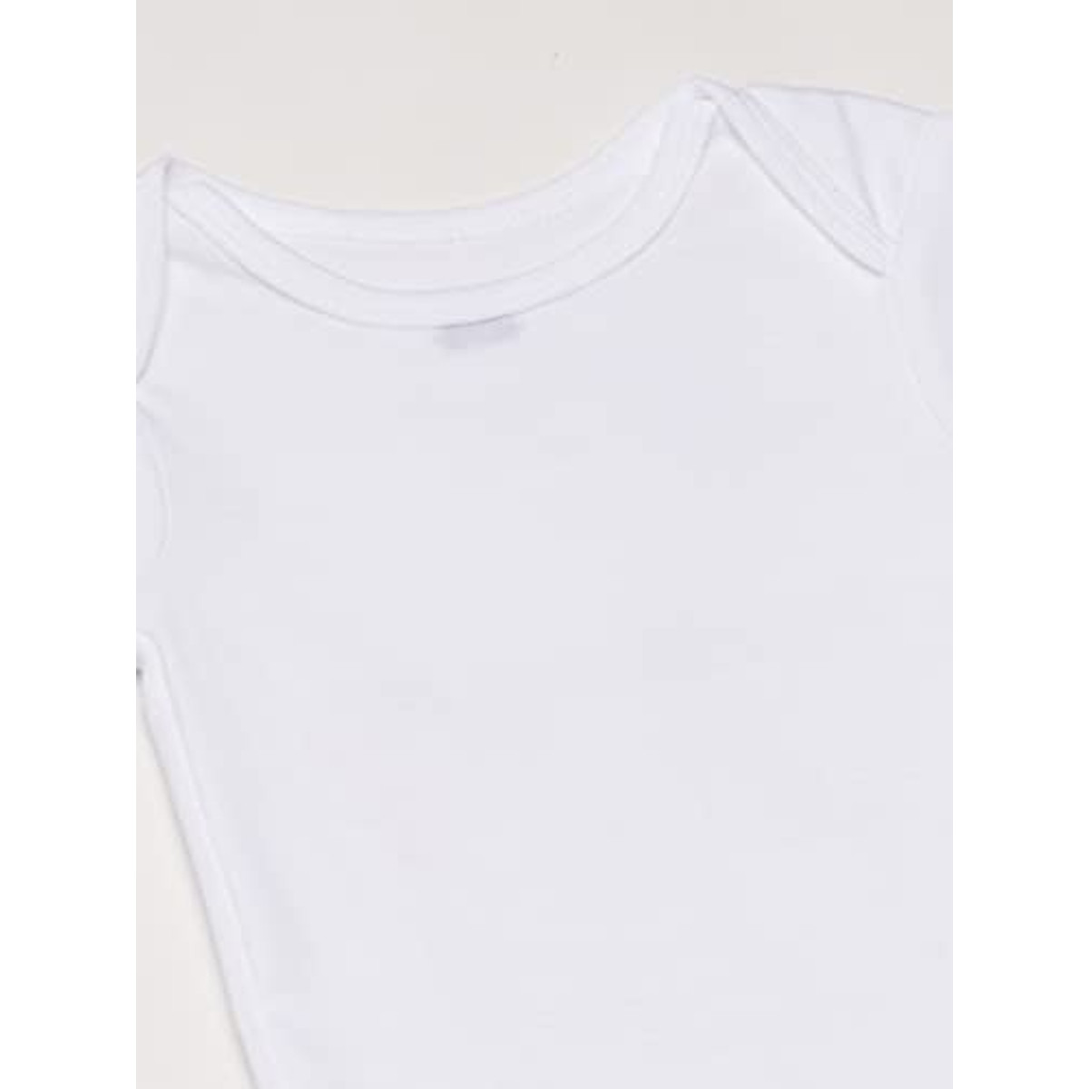 Gerber Baby 5-Pack Solid Onesies Bodysuits, White, 0-3 Months