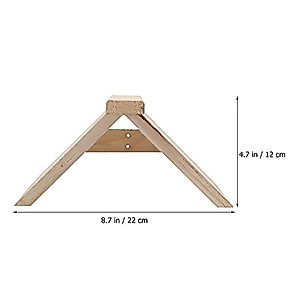 balacoo 2pcs Pigeon Perches Woodden Dove Rest Stand Pigeons Rest Stand Bird Perches Durable Wood Roost Racing Pigeon Stand Frame for Dove Swallow Birds