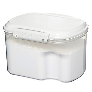 Sistema Bake It Food Storage for Baking Ingredients, Powdered Sugar Container 6.6 Cups