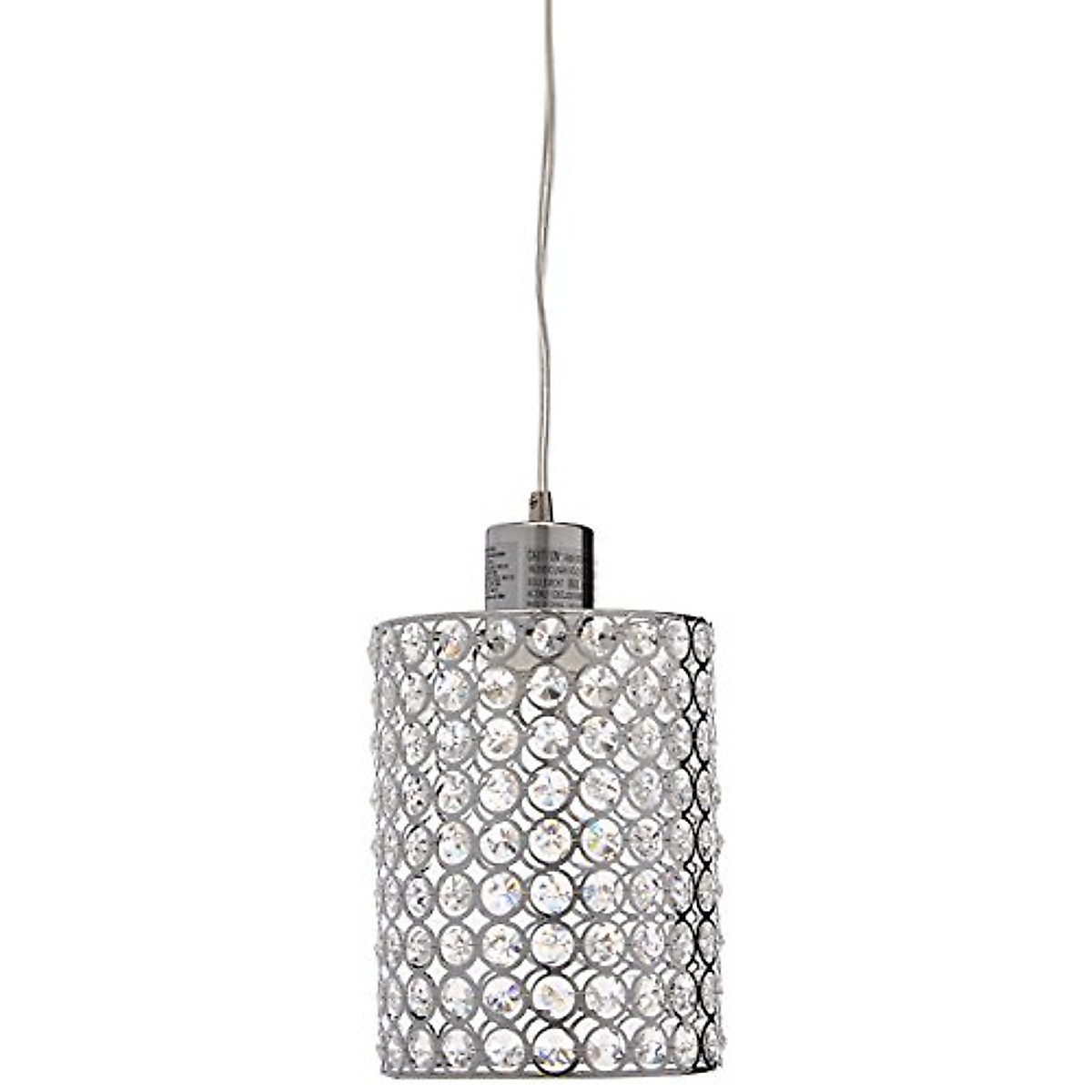 Globe Electric 65441 1LGT 1-Light Chrome PlugIn Pendant