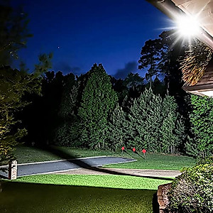 STASUN LED Flood Light Outdoor, 150W 13500lm Outdoor Lighting, 6000K Daylight White, IP66 Waterproof Outside Floodlight Exterior Security Light with 3 Adjustable Heads for Yard, Street, Parking Lot