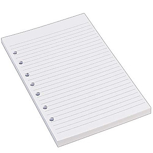 Avery Mini Durable Binder for 5.5 x 8.5 Inch Pages, 2-Inch Round Ring, Black, 1 Binder (27554) & Avery Mini Binder Filler Paper for 3 Ring Binders or 7 Ring Binders, College Ruled