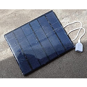 6 Volt Outdoor Solar Panel 580mA Smart Power Supply Phone Battery Charger 165mm x 135mm