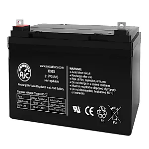 AJC Battery Compatible with Leoch DJW12-33 12V 35Ah UPS Battery