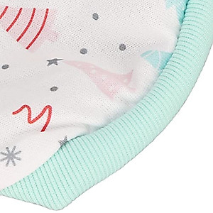 Dog Hoodie, Print on White Odorless Green Christmas Tree Easy to Wear Elastic Dog Sweaters for Winter for Cats S