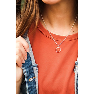 VZBarn Miscarriage Gifts for Mothers Forget Me Not Baby Necklace Silver