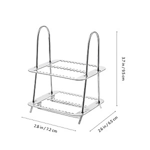 26 Dyeing Rack Stainless Steel Glass Slides Rack Glass Slides Holder Stainless Steel Microscope Slides Holder Microscope Slides Rack Stainless Steel Staining Rack
