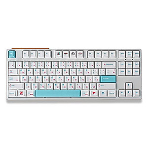 135 Keys Japanese Sushi Keycaps Cherry Profile Dye-Sub PBT Keycap Compatible with GH60 / GK64 / GK61 / 68/87/104 for Mechanical Gaming Keyboard Gateron Kailh Cherry MX Switches