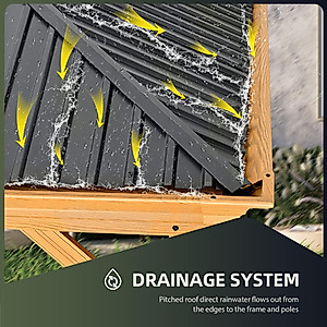 ZEPYARD 10x12 FT Hardtop Gazebo, Metal Outdoor Frame with Wood-Grain Coating, Netting and Curtains, Double Galvanized Steel Roof, Patio Hard Top Gazebo for Backyard, Deck, Poolside (Grey)