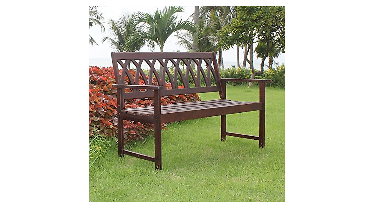 northbeam Wood Outdoor Garden Bench - Stylish & Comfy