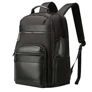 BOPai 30L Travel Backpack for Men Business Laptop Backpack 15.6 inch Computer bagpack with USB Charging Water-Resistant Rucksack Black