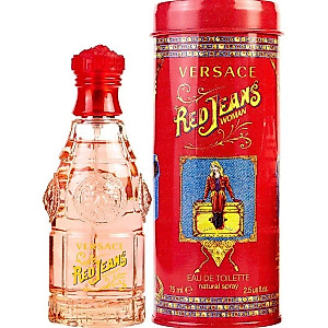 Red Jeans by Versace for Women 2.5 oz Eau de Toilette Spray