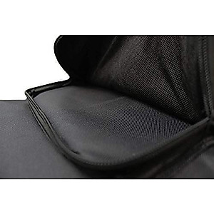 Faswin 41 Inches Guitar Bag Dual Adjustable Shoulder Strap Acoustic Guitar Gig Bag, Guitar Case Waterproof Oxford Cloth 0.3 Inch Thicken Sponge Pad, Black