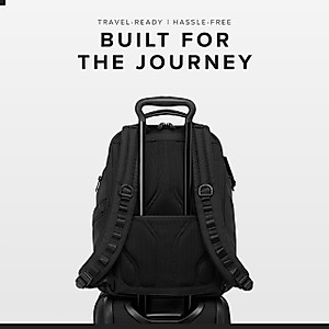 TUMI Men's Search Backpack, Black, One Size