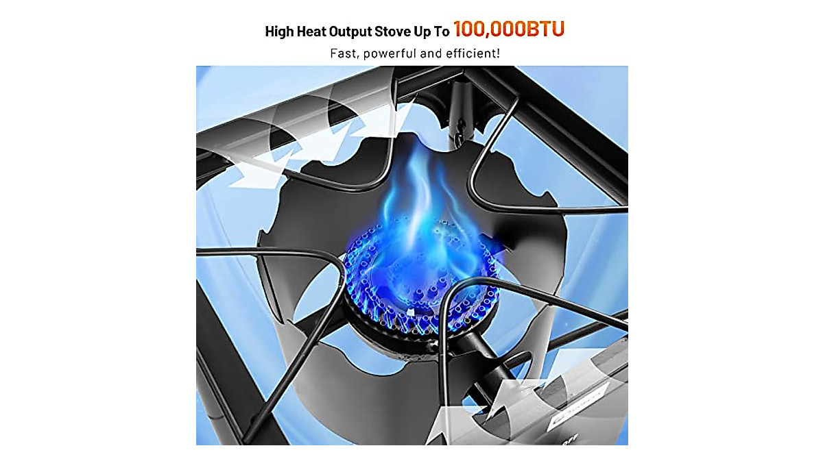 Portable Giantex Outdoor Single Burner Stove - 100,000 BTU