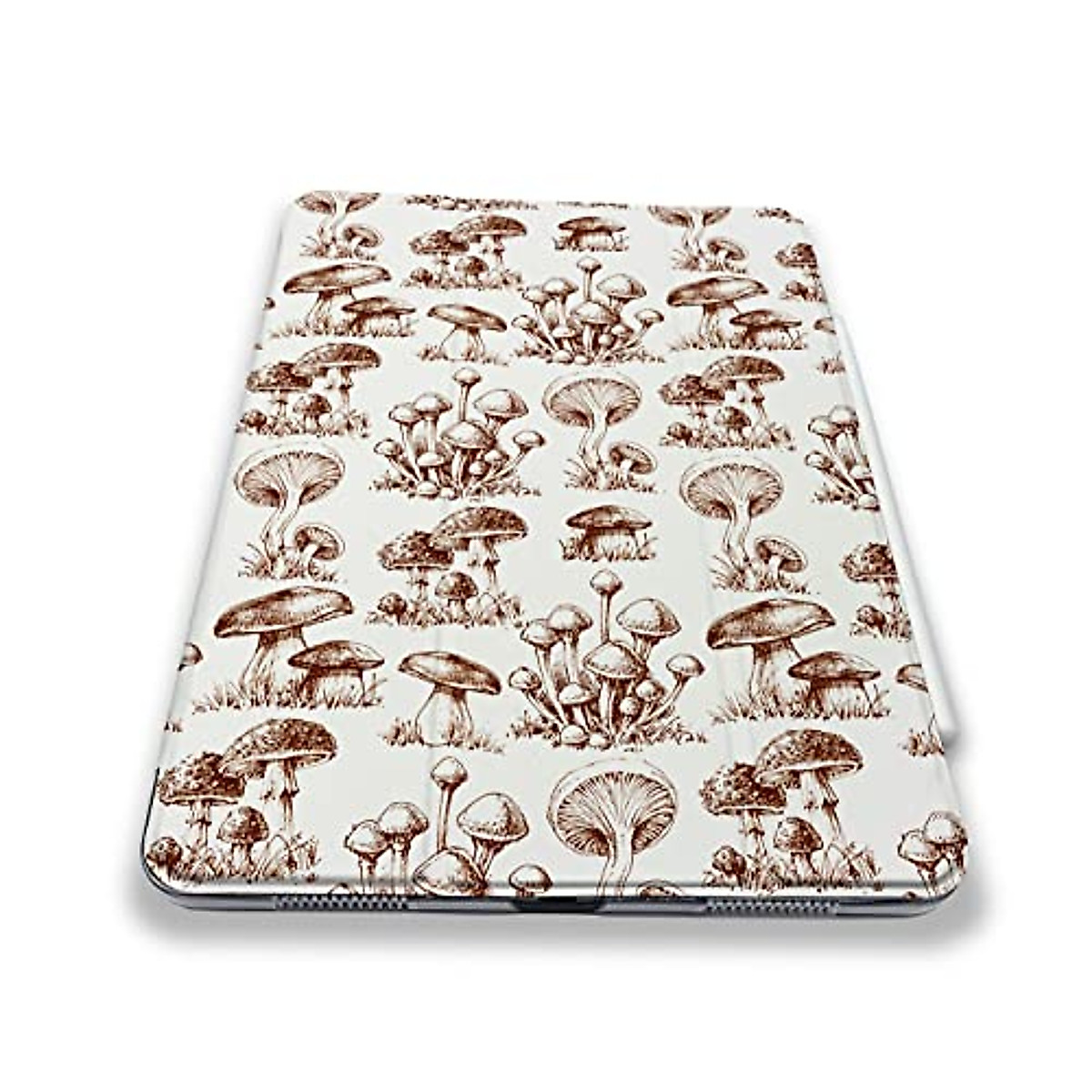 Cute Mushroom Toadstool Pattern Case Compatible with All Generations iPad Air Pro Mini 5 6 11 inch 12.9 10.9 10.2 9.7 7.9 Plastic Fabric Cover Slim Smart Stand SN496 (8.3" Mini 6th gen)