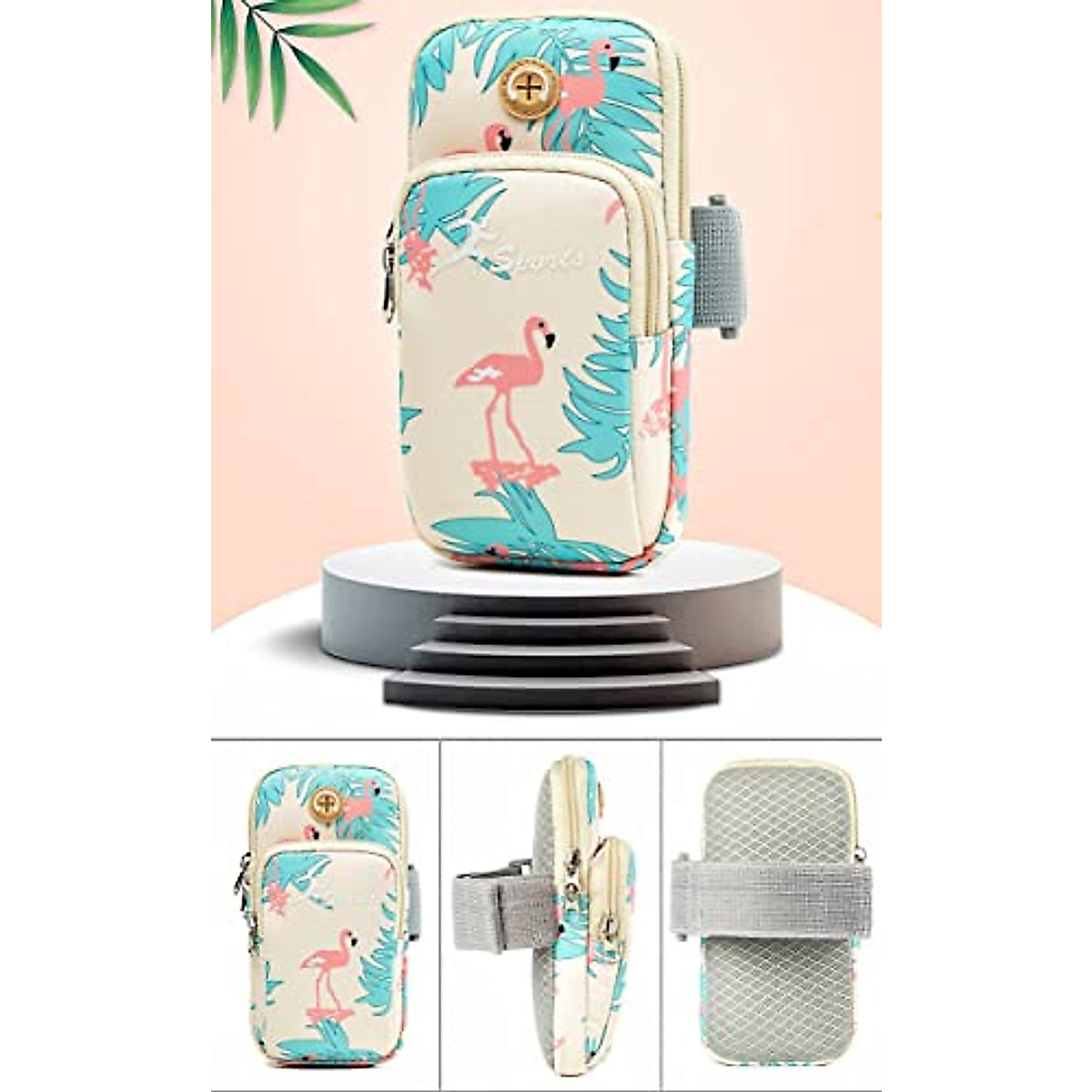 Klasikok Pouch for Stanley Cup,Gym School Pouch Bag for Stanley Water Bottle 40oz Tumbler,Lipstick Holder Caddy Bag for Sports Bottle (Cream)