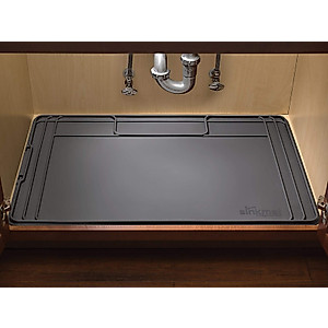 WeatherTech SinkMat Waterproof Under The Sink Cabinet Protection Mat, 34 by 22 Inches, Black